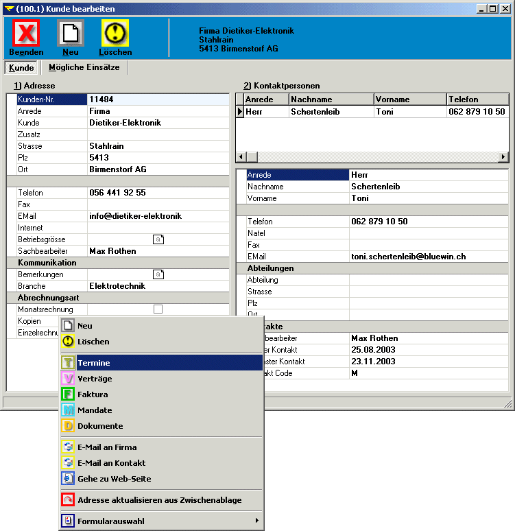 Tempro® von Datarex AG Software
